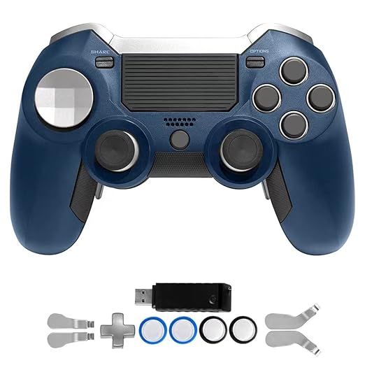 Amazon.com: Eagolloar Modded Controller for PS4,Wireless Rapid Fire ...