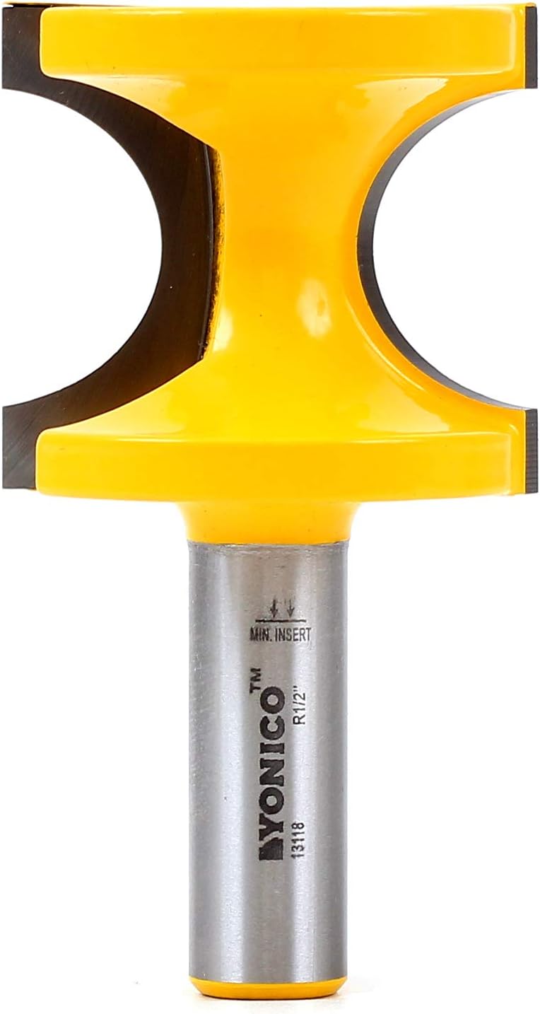 CMT 854.509.11 Bull Nose Bit, 1/2-Inch Shank, 1/2-Inch Radius, Carbide ...