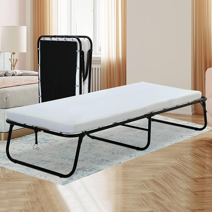 Amazon.com: YIQIEDEY Full Size Metal Bed Frame - Premium Portable ...