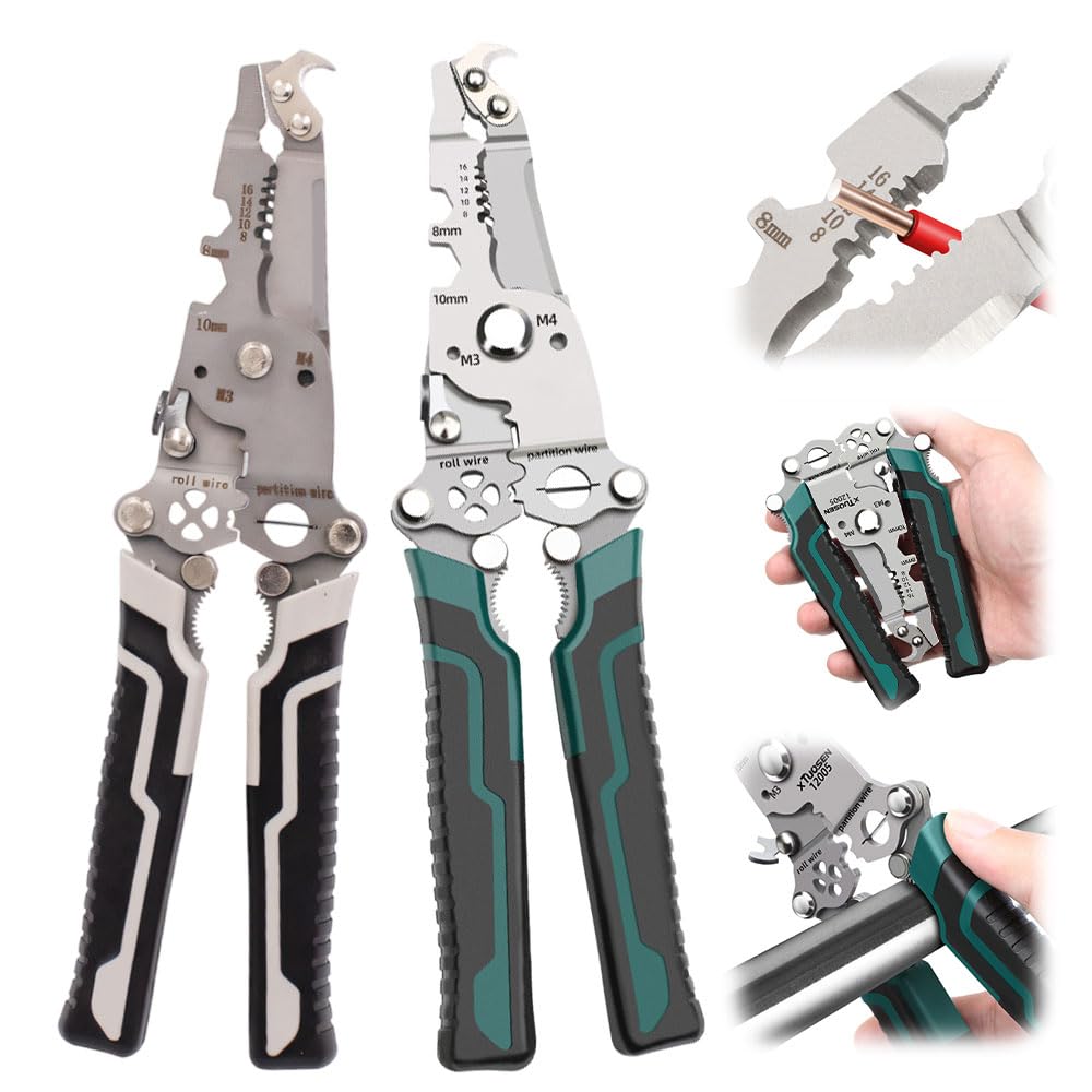 18 in 1 Foldable Wire Stripper, 2025 New Multifunctional Foldable Wire ...