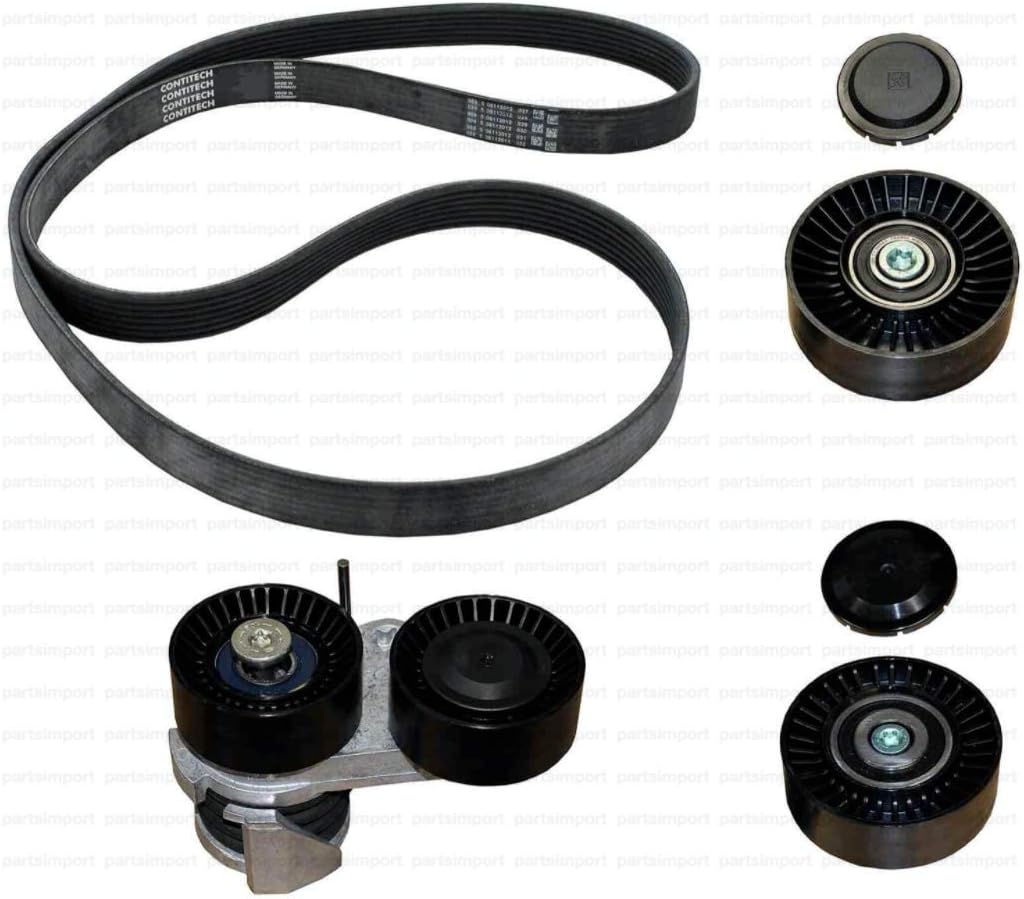 Amazon.com: NewYall Pack of 3 Drive Belt Tensioner and Idler Pulley Kit ...