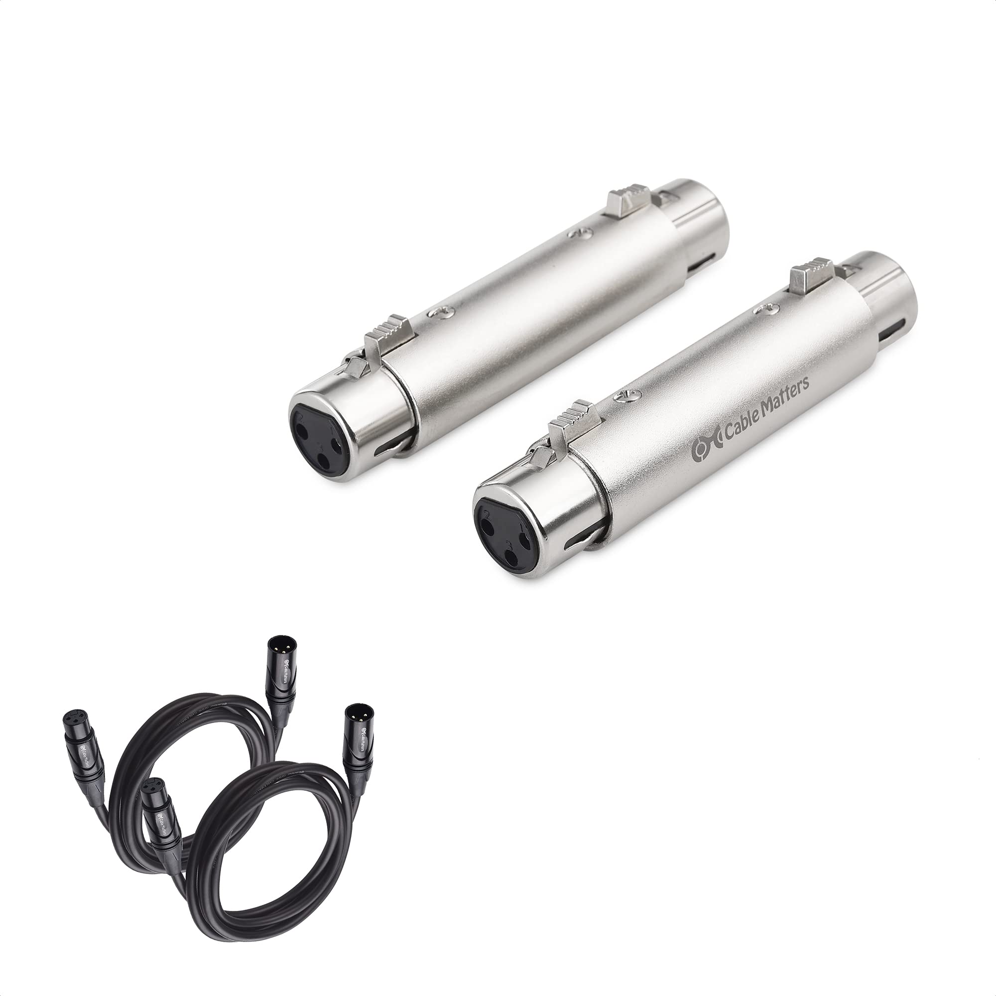 Amazon.com: Cable Matters 2-Pack Premium XLR to XLR Microphone Cable 6 ...