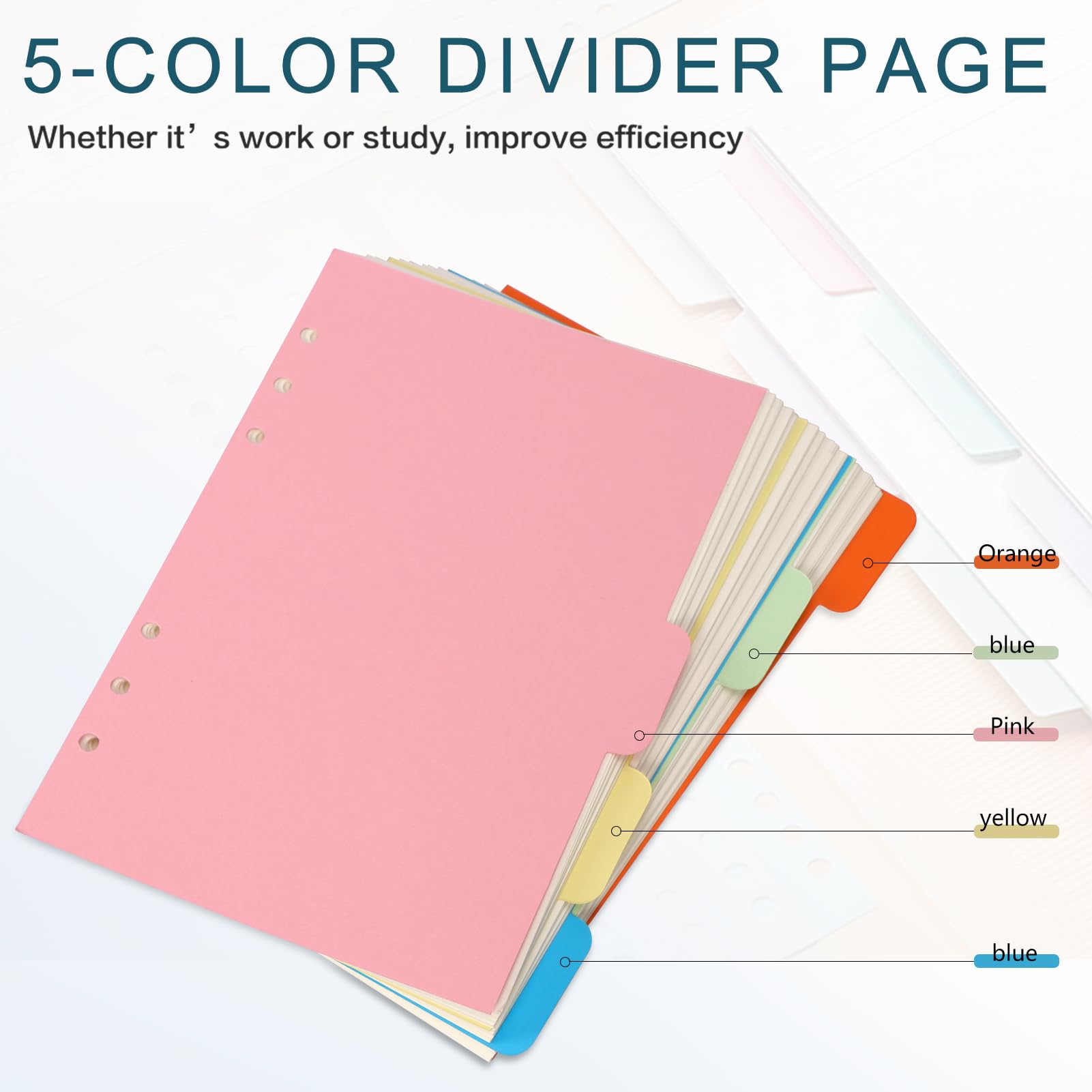 Snapklik.com : Toplive A5 Refill Paper, Blank Loose Leaf Filler Inserts ...