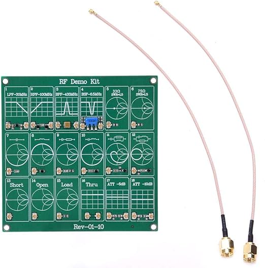 Amazon.com: RF Test Board, 18 Functional Modules RF Demo Kit NanoVNA RF ...