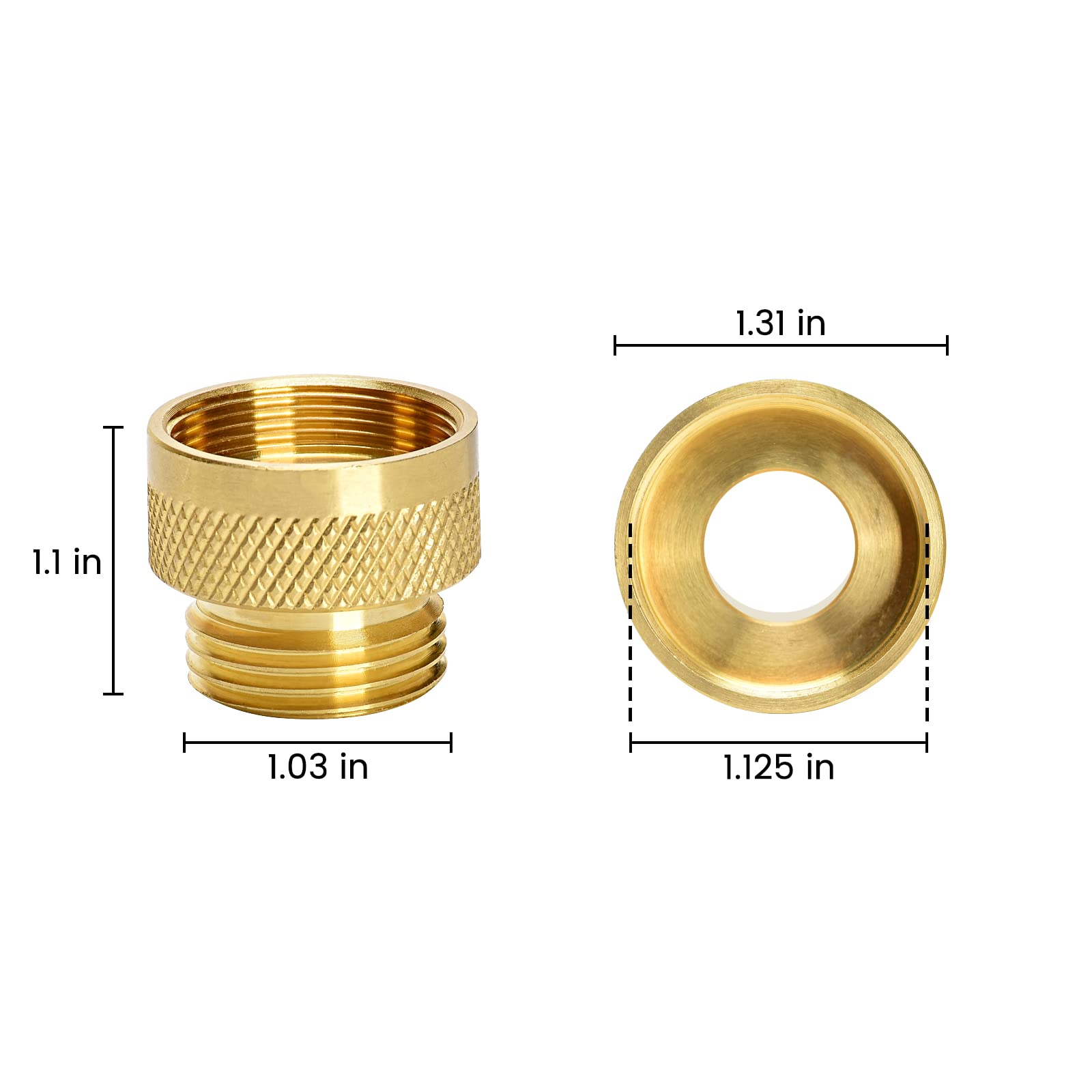Snapklik.com : SM01.125 Vacuum Breaker Adapter 2-Pack