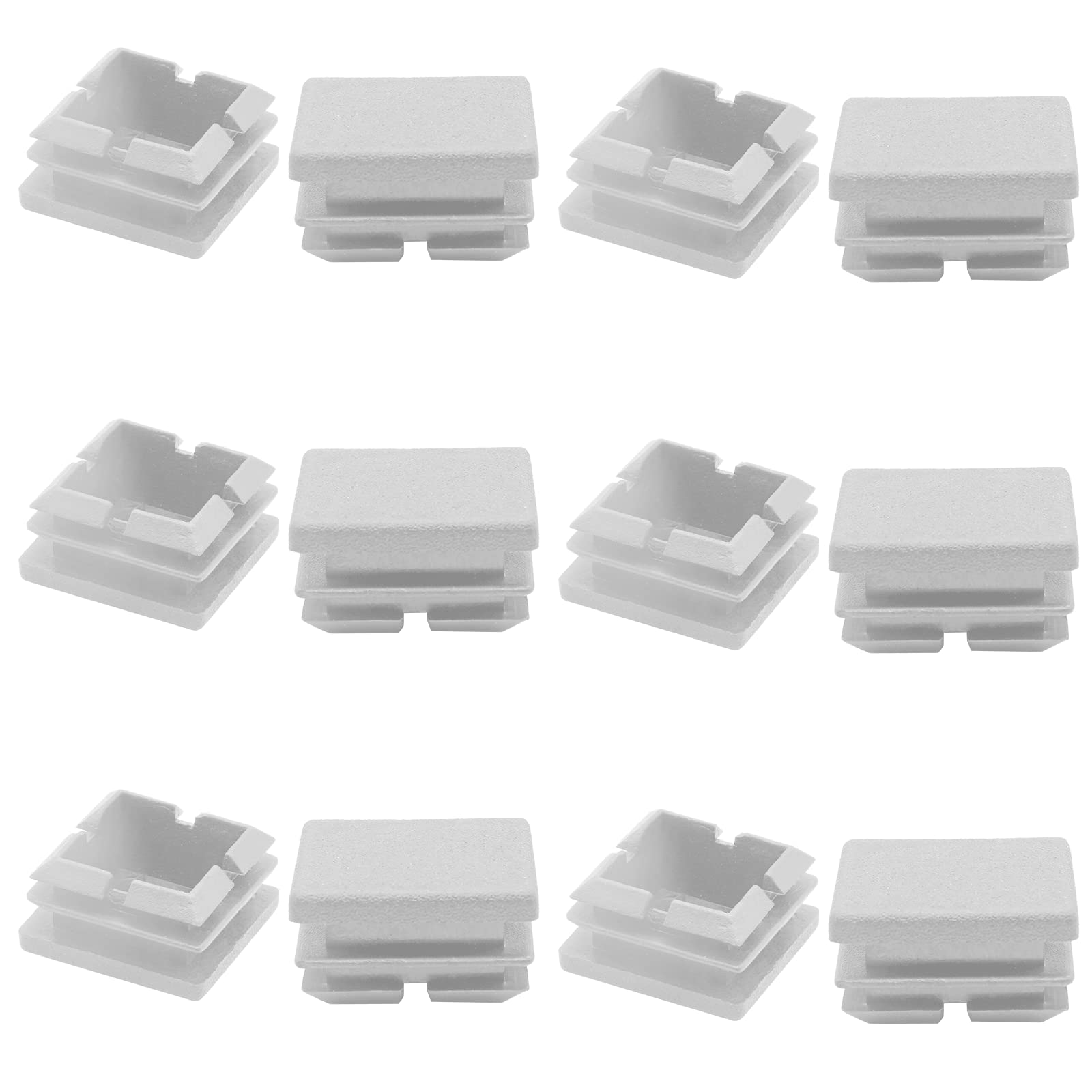 Amazon.com: Kyuionty 12 Pack 1 Inch Square Plastic Plug, Insert Tubing ...