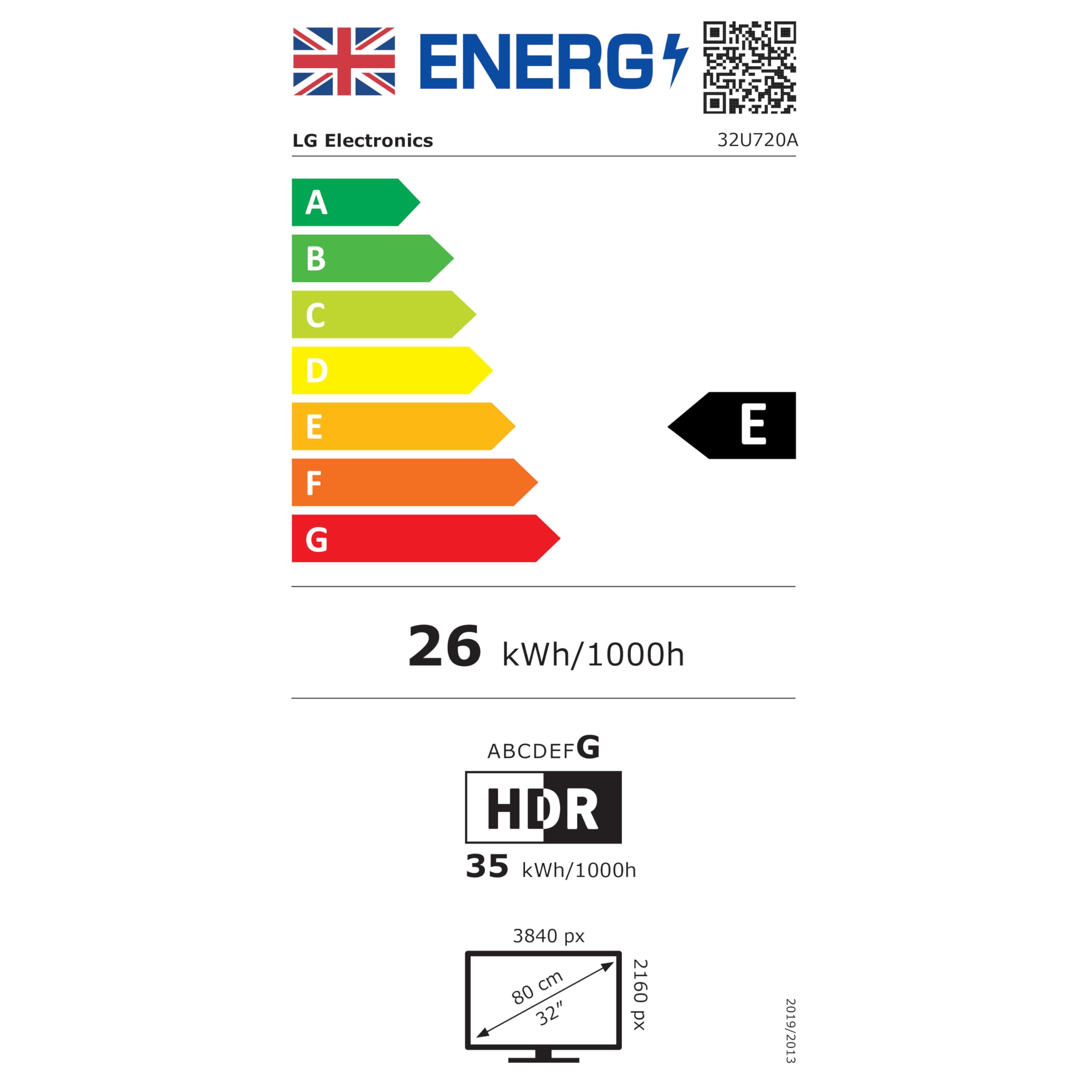 LG UltraFine Monitor 32U720A-B - 4K UHD VA 32 inch, 60Hz, 5ms GtG ...