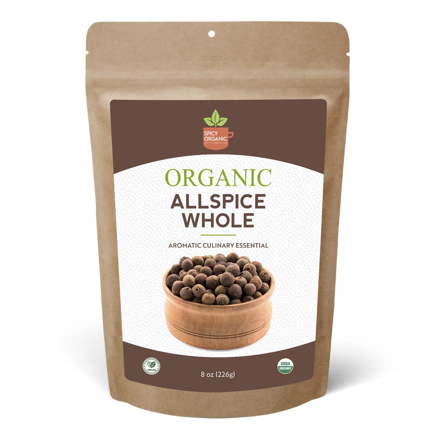 Amazon.com : SPICY ORGANIC Pure Organic Allspice Berries Whole 8 oz ...