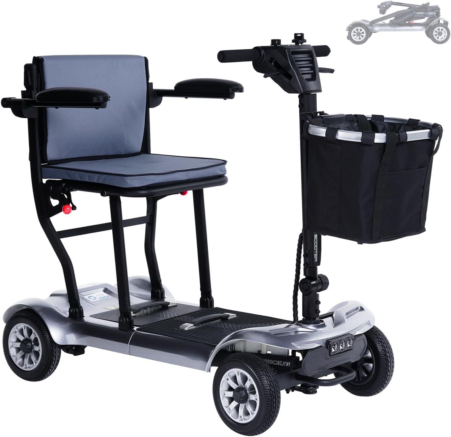 Amazon.com: PAISEEC Ultra Lightweight Mobility Scooter for Adults, Electric Powered Mobility ...