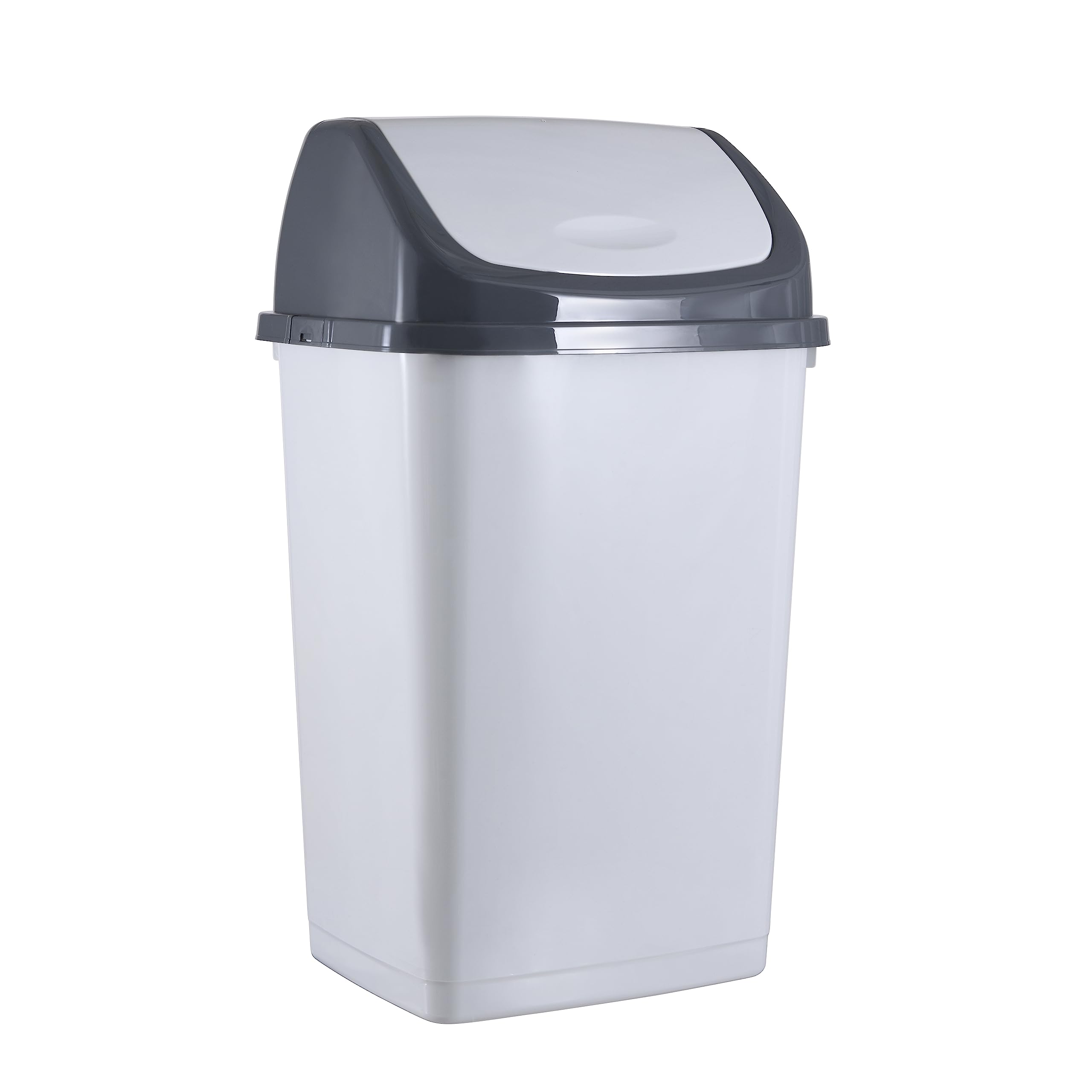 Amazon.com: Superio Kitchen Trash Can 13 Gallon with Swing Lid, Plastic ...