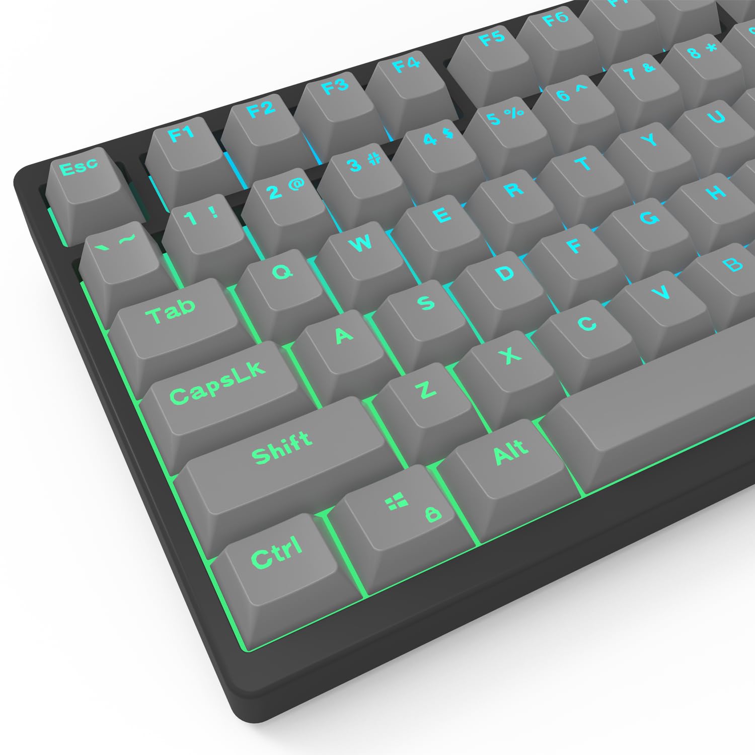 Ioaoi Pbt Keycaps Keyboard Keycaps 100 Percent 106 Keycap Set ...