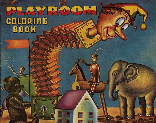 PLAYROOM COLORING BOOK: Saalfield Publishing Company: Amazon.com: Books