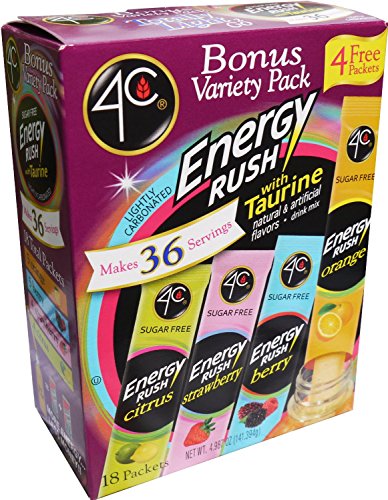Caffeine in 4C Energy Drink Mix