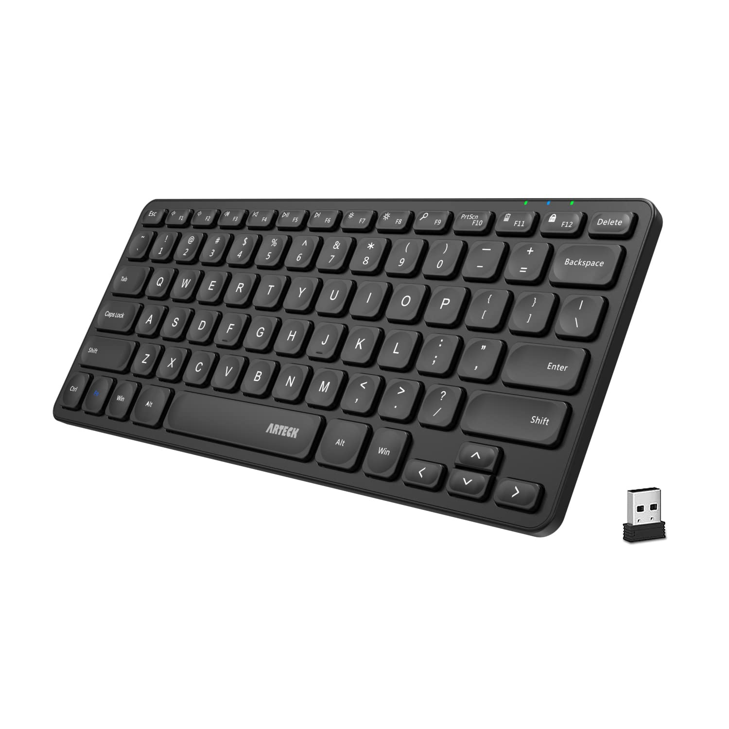 Buy Arteck2.4G Wireless Keyboard Ultra Slim and Compact Wireless ...
