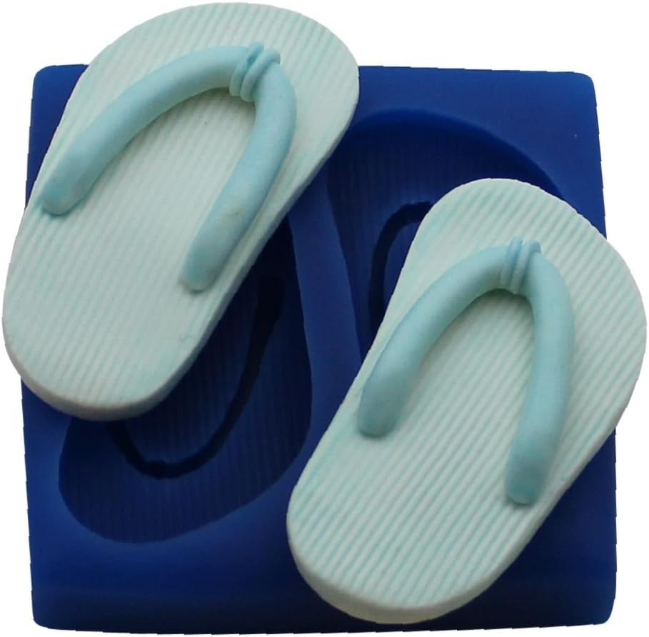 Amazon.com: First Impressions Molds Silicone Mold, Flip Flops: Baking ...