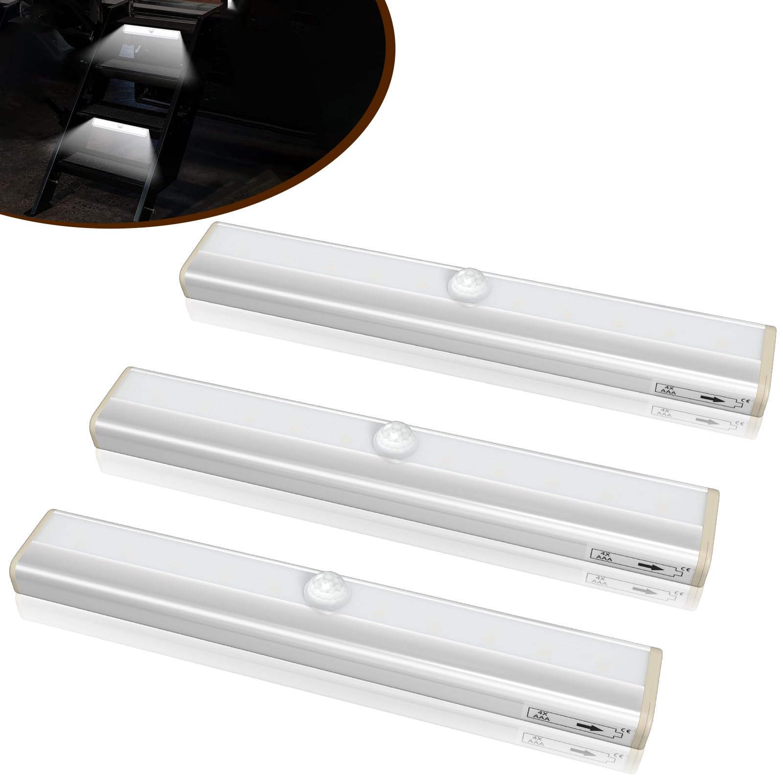 Amazon.com: TrustWheel RV Step Lights Motion Activated, Battery ...