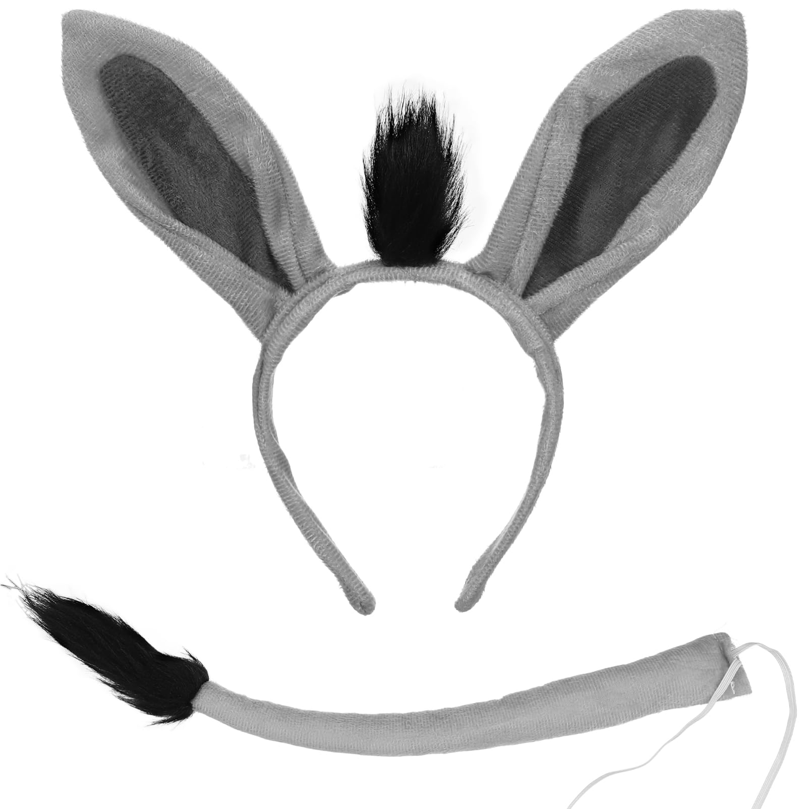 Amazon.com: Holibanna Donkey Costume Accessory Set Donkey Ears Headband ...