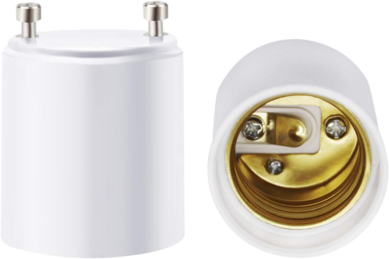 CliCli GU24 to E26 Socket Adapter, Max 200W and 160℃ Heat-Resistant ...