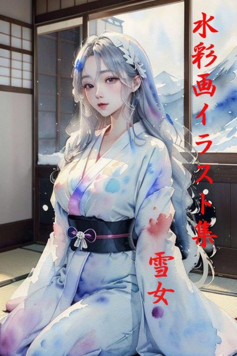 Illustrated Collection of Yuki-onna Watercolor Illustration Collection (Japanese Edition ...