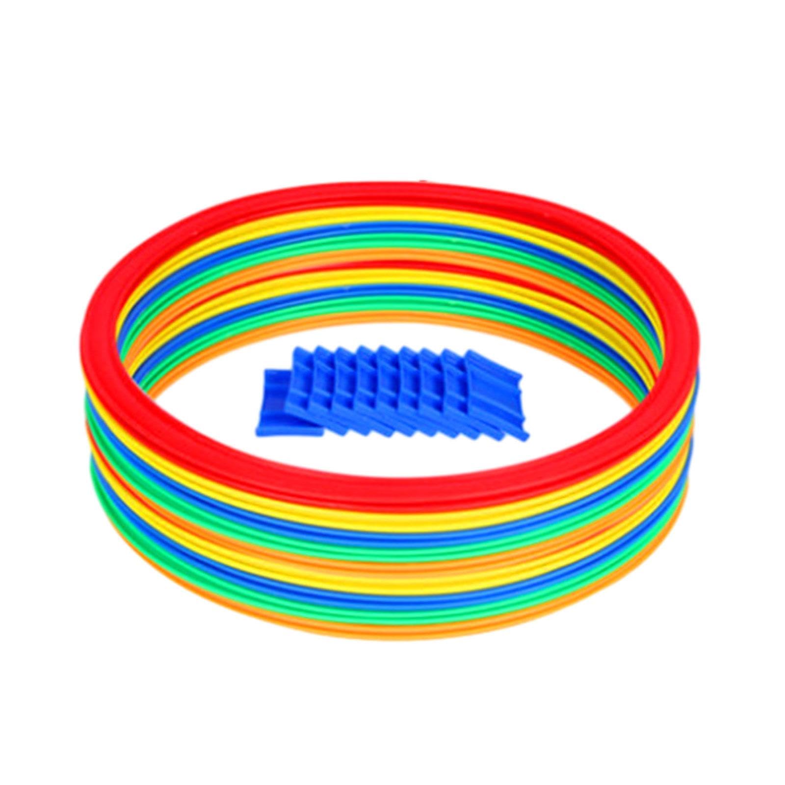 Hopscotch Rings Set With Connectors - Sensory Training Equipment For ...