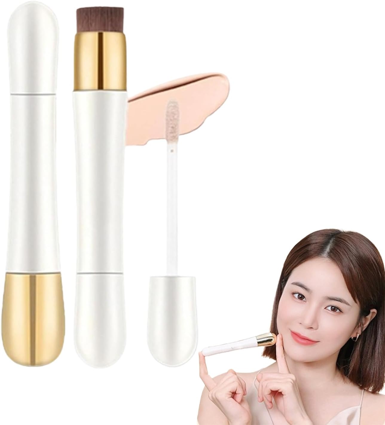 2 In 1 - Foundation + Anti-Wrinkle Concealer, 2 In 1 Foundation Anti ...