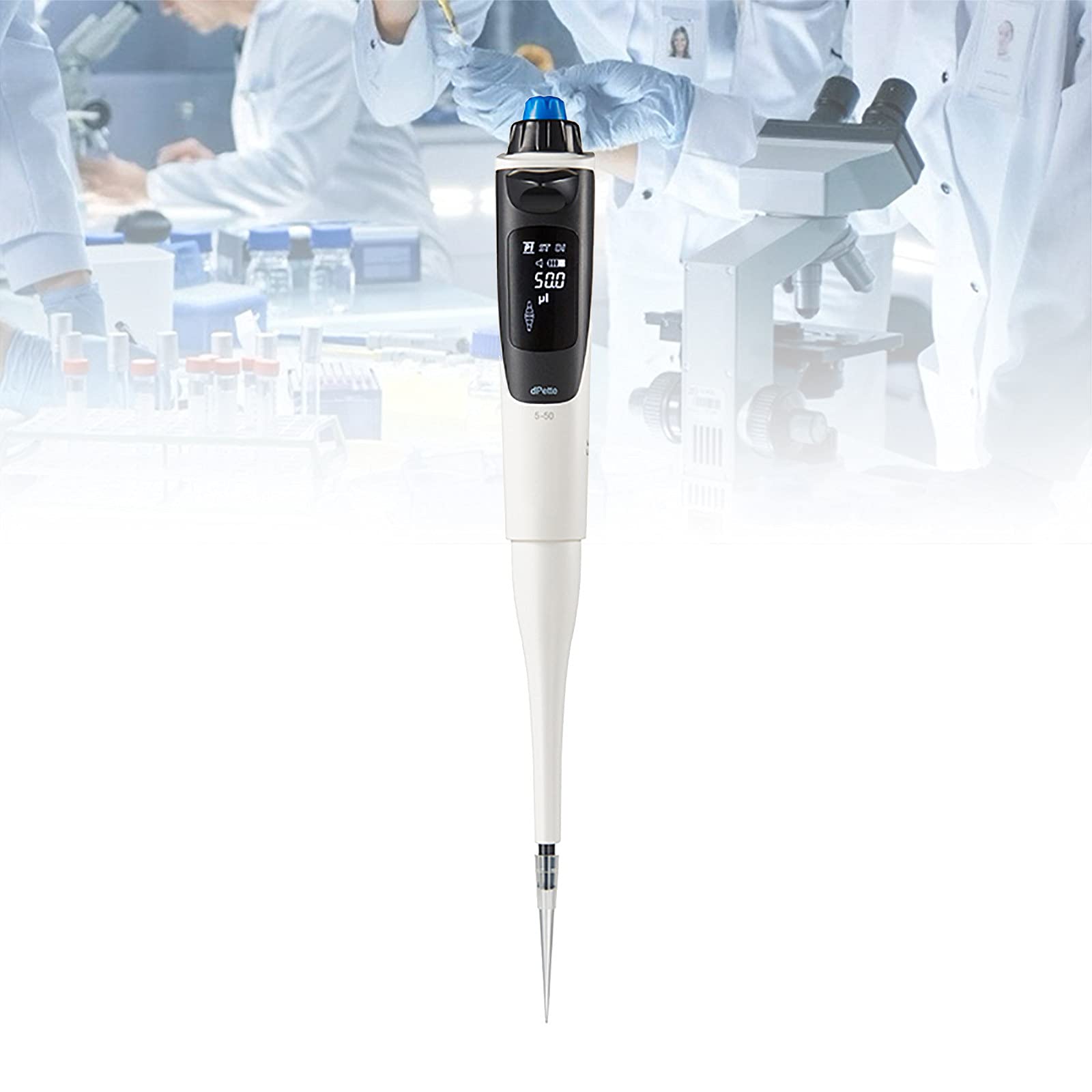 Electric Pipette Micropipette Pipettor Single Channel With Automatic ...