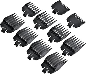 ANNTIM 10PCS Hair Clipper Guards, 10 Sizes Hair Clipper Combs Guides ...