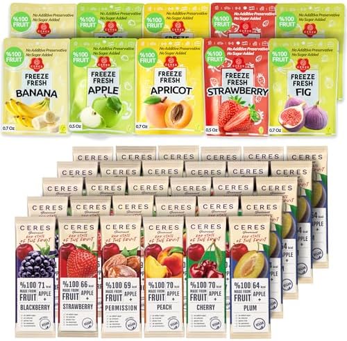 Amazon.com: Healthy Snacks Bundle - Freze Dried Fruit Mix Pack and ...