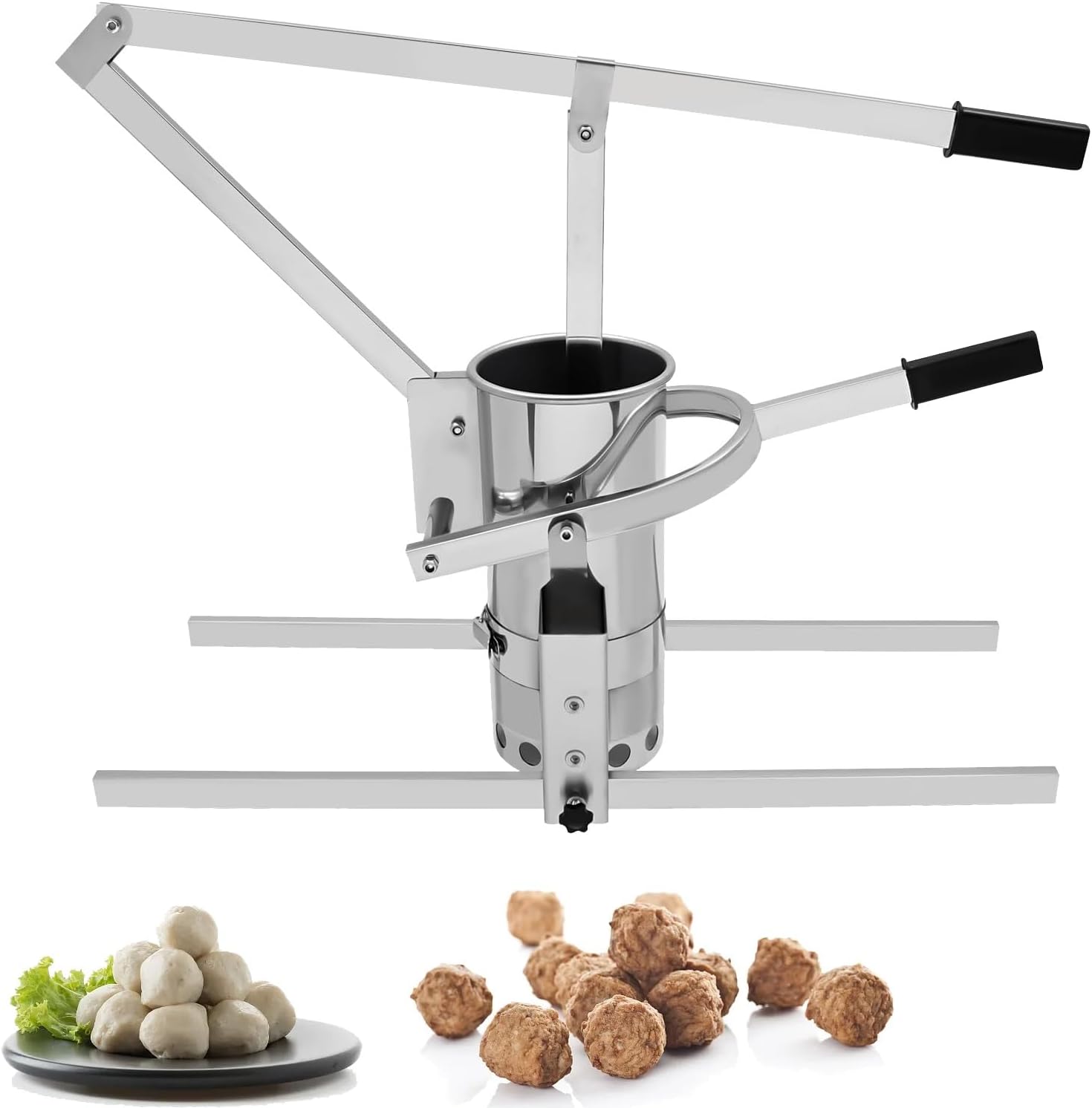 AXGCAA Commercial Manual Meatball Forming Machine, Professional ...