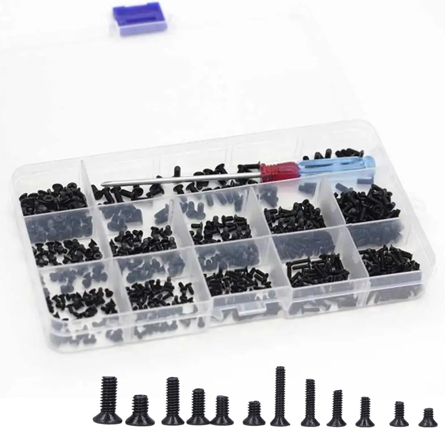 JCZD 600pcs M2 M2.5 M3 Laptop Screws, Laptop Notebook Computer Screws ...