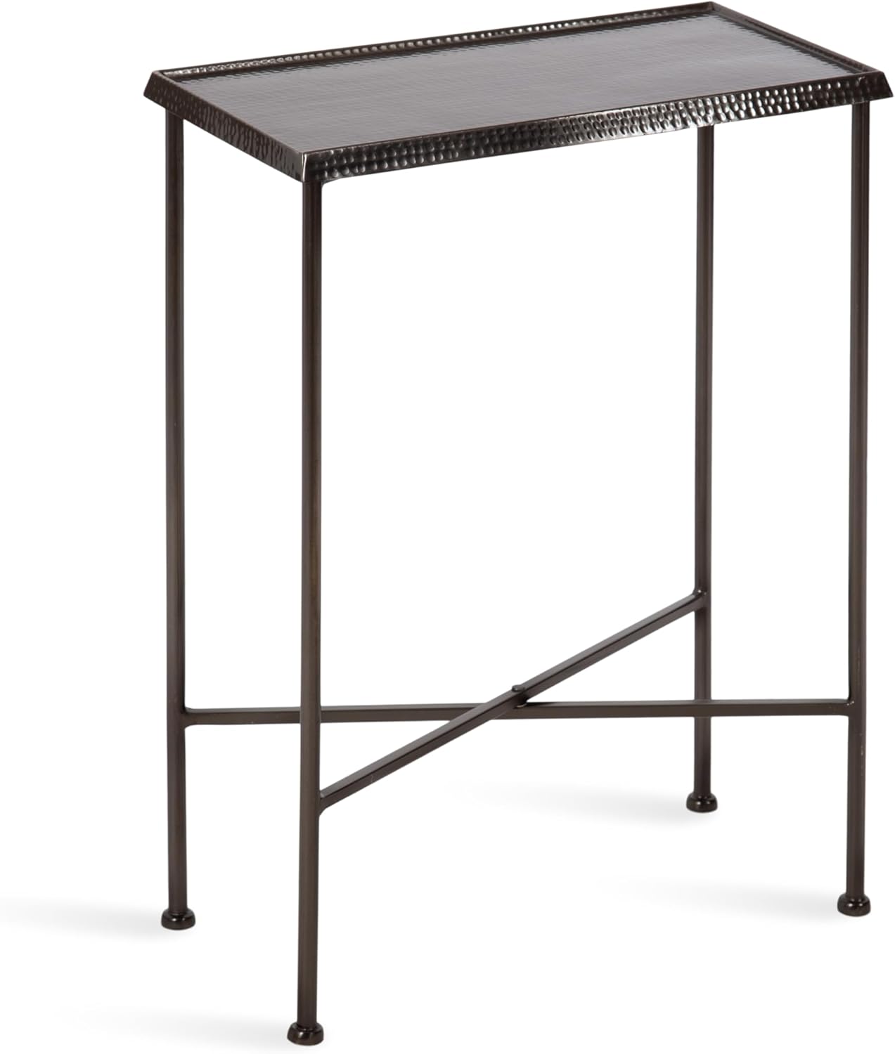 Amazon.com: Kate and Laurel Sanzo Modern Metal Skinny Side Table, 17 x ...