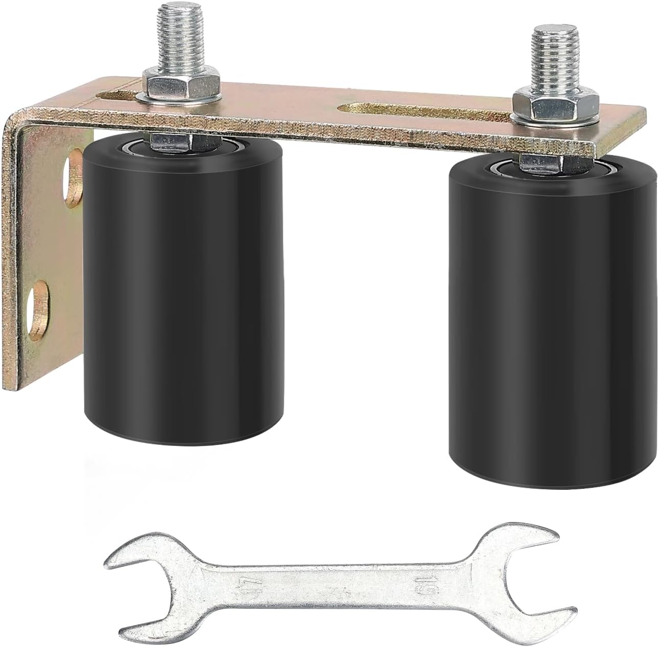 Amazon.com: Sdstone Slide Gate Guide Roller 2" Black with L Rear Post ...