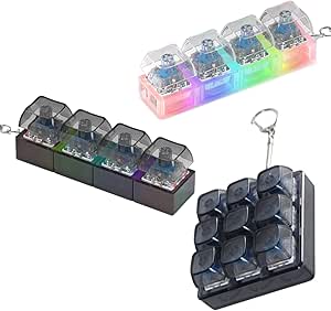 Amazon.com: 3 Pcs Clear Fidget Keyboard Toy for Adults Fidgets Clicker ...