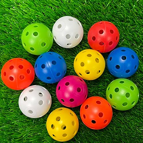 Amazon.com : ENERKEEN 12 Pack Plastic Ball Cat Toys 26 Holes Balls No ...