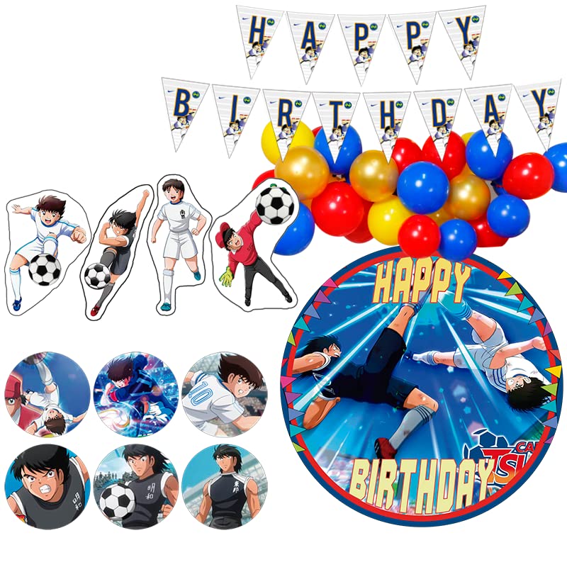 Kit Supercampeones Capitan tsubasa Suministros para Decoracion de ...