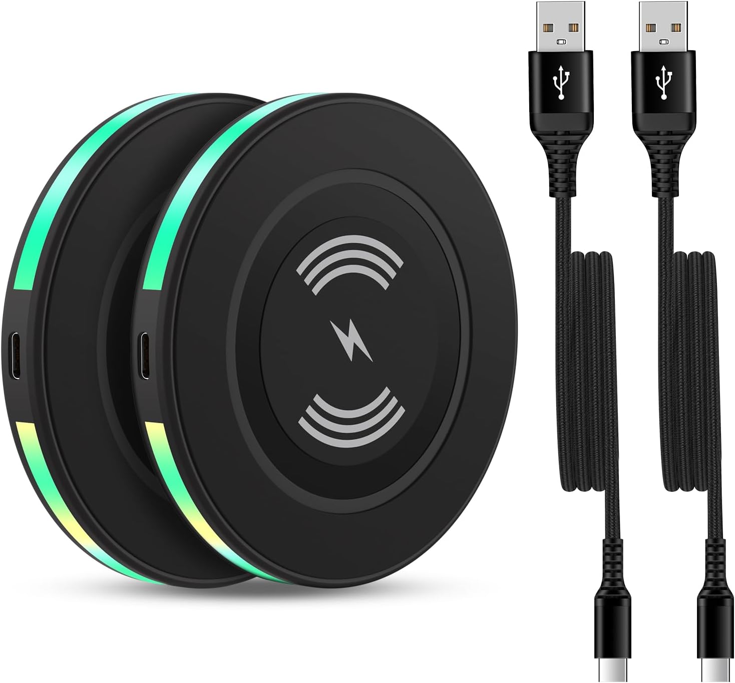 Amazon.com: 15W Wireless Charger Pad Fast Charging for Samsung Galaxy ...
