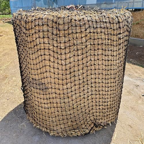 Amazon.com: HUAGHEE Round Bale Hay Nets for Horses 1.5" Holes Large ...