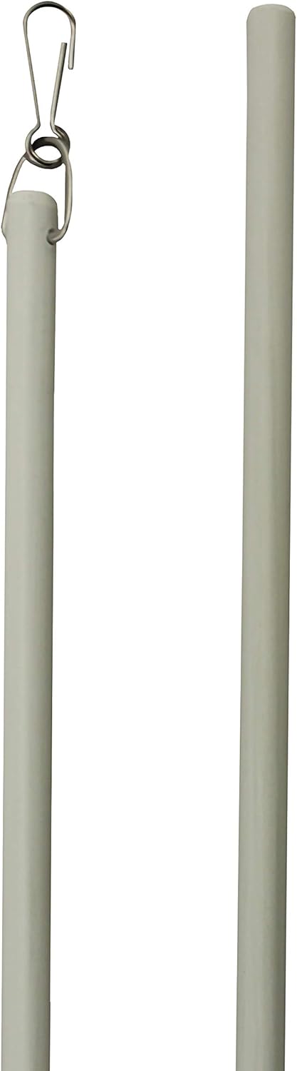 Amazon.com: 24" Fiberglass Drapery Baton Curtain Wands with Stainless ...