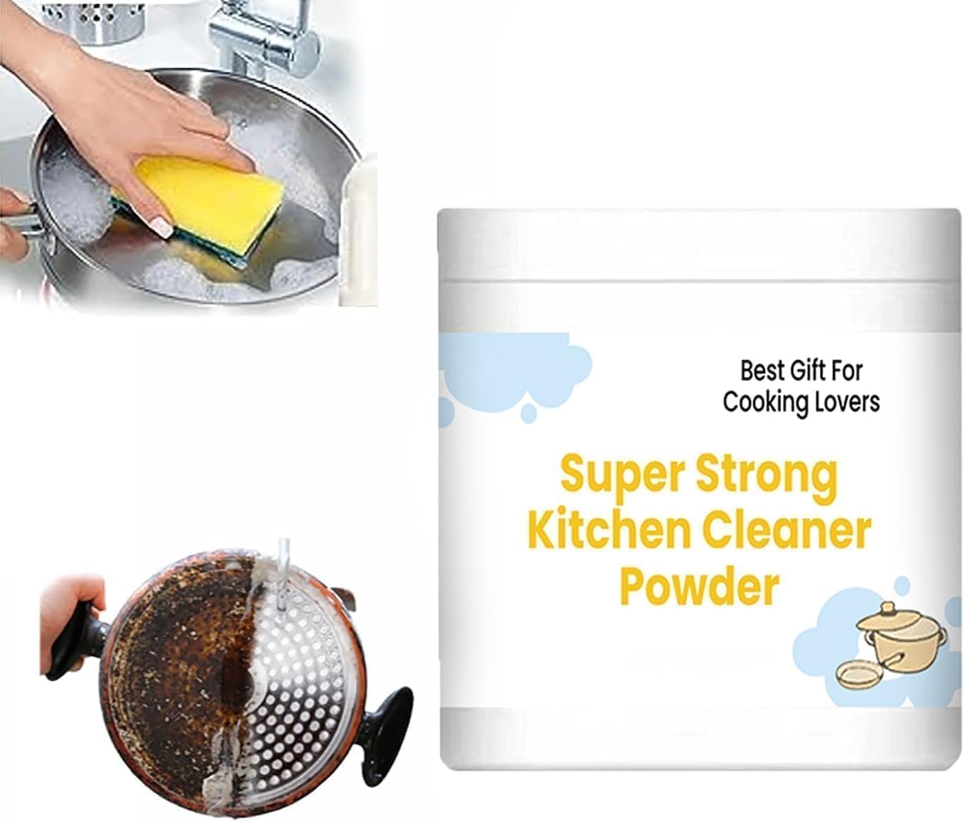 Amazon.com: Super Strong Kitchen Cleaner Powder, Powerful Kitchen All ...