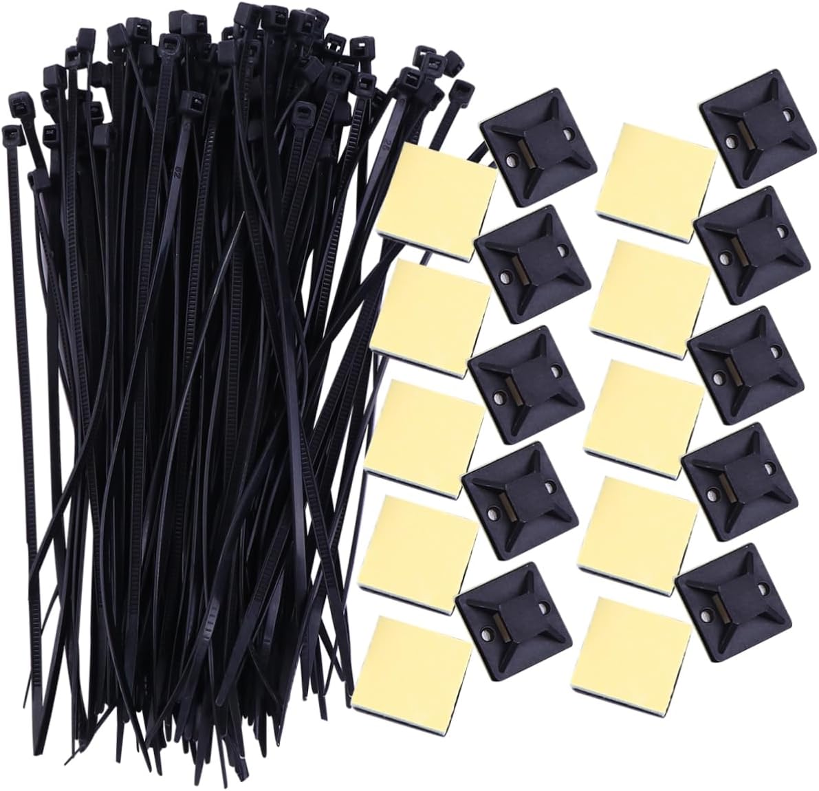Kendinden Yapışkanlı Montaj Zip Kravat Tel Klipsler Kablo Klipsleri ...