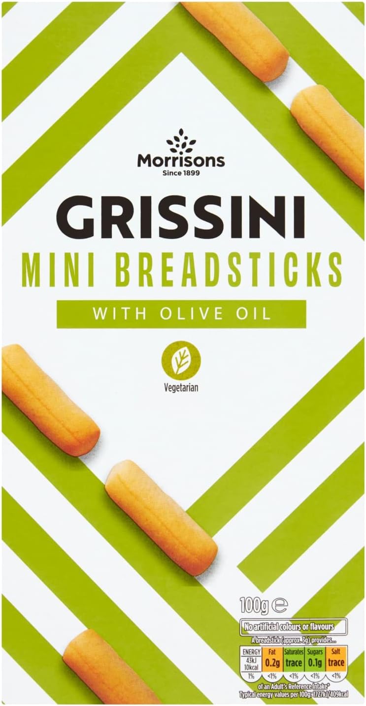 Morrisons Mini Breadsticks, 100g : Amazon.co.uk: Grocery