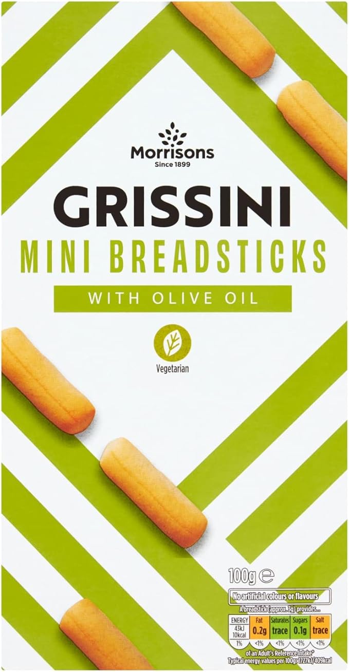 Morrisons Mini Breadsticks, 100g : Amazon.co.uk: Grocery