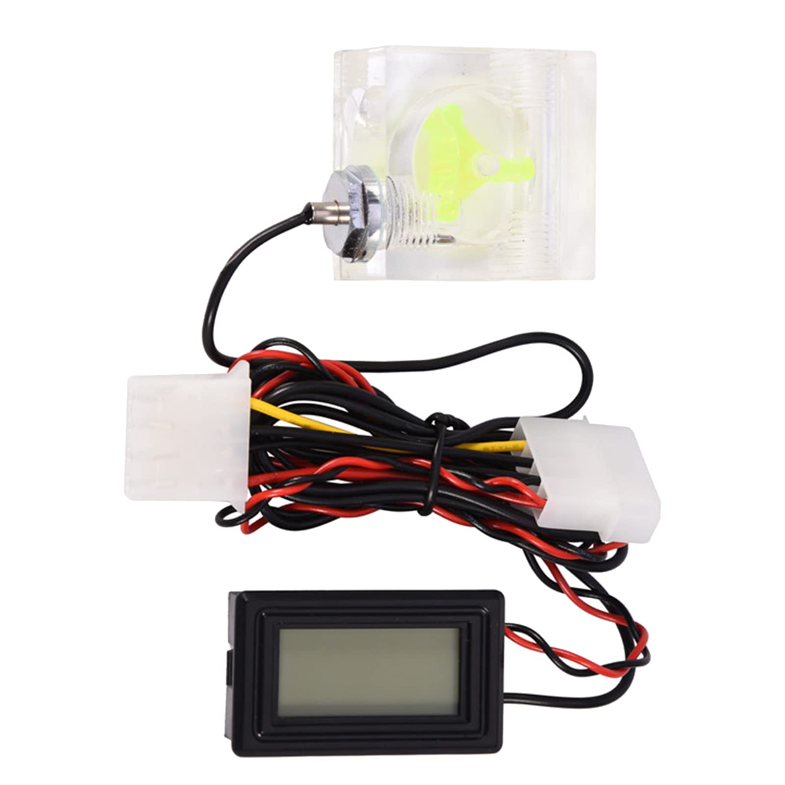 G1 4 Inline Pc Water Cooling Flow Meter Temperature Flow Speed Ashata ...