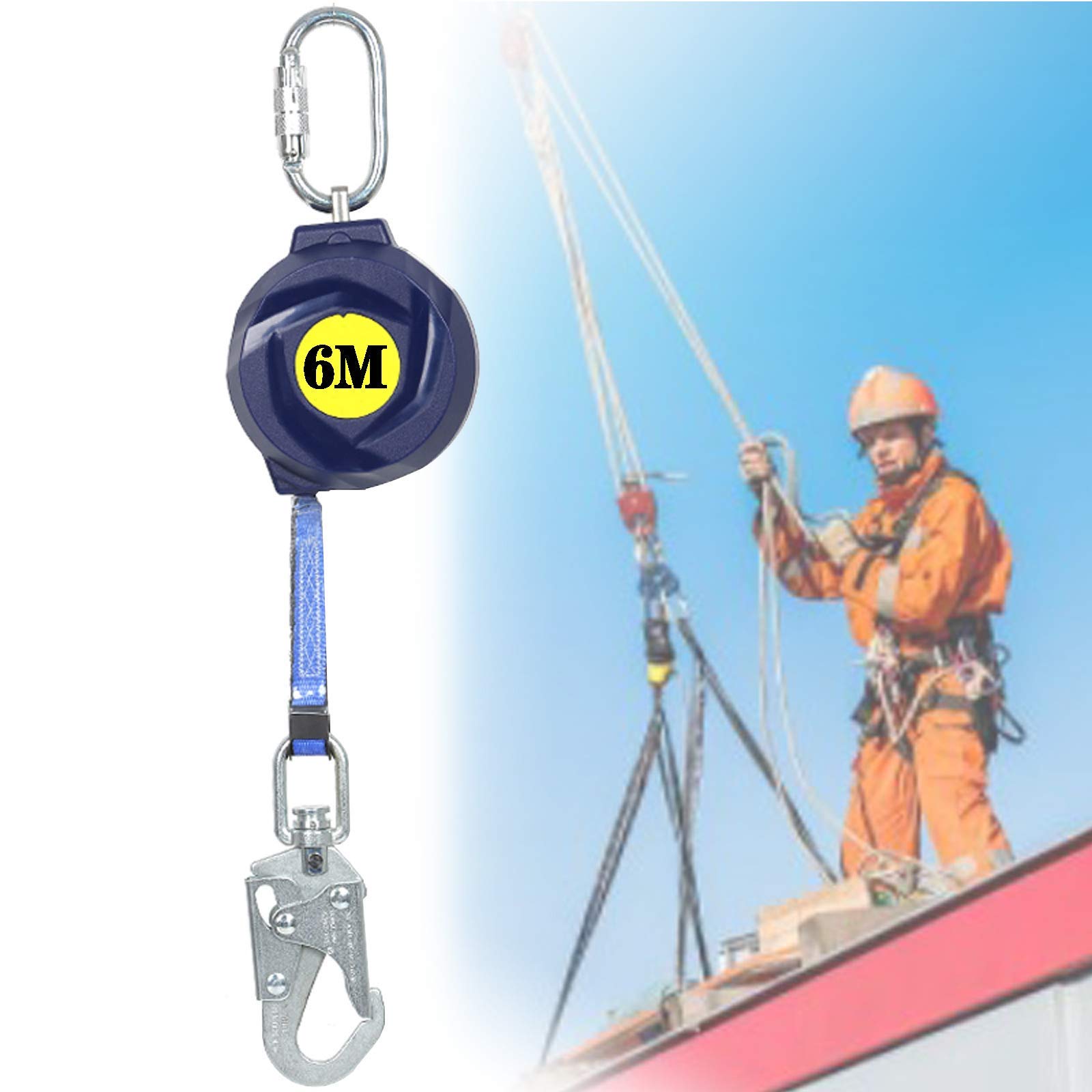 Buy XBSXP Self Retracting Lifeline 10ft/20ft, Fall Protection Tool ...
