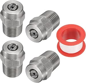 Amazon.com: uxcell 4Pcs Pressure Washer Tip 1/4" Male NPT Threaded ...