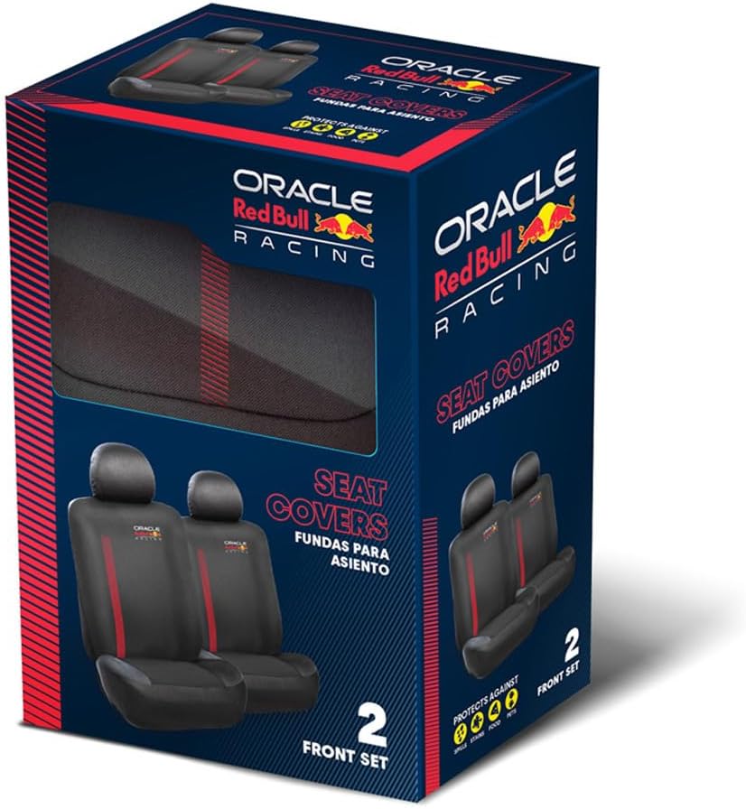 Amazon.com: Red Bull Oracle Universal seat Cover Set MV1-6-piece Set ...