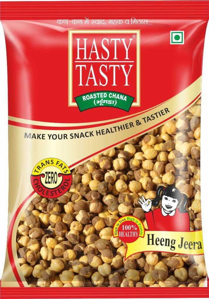Hasty Tasty Roasted Chana, Flavoured Bhuna Channa, Desi Chickpeas 200 ...