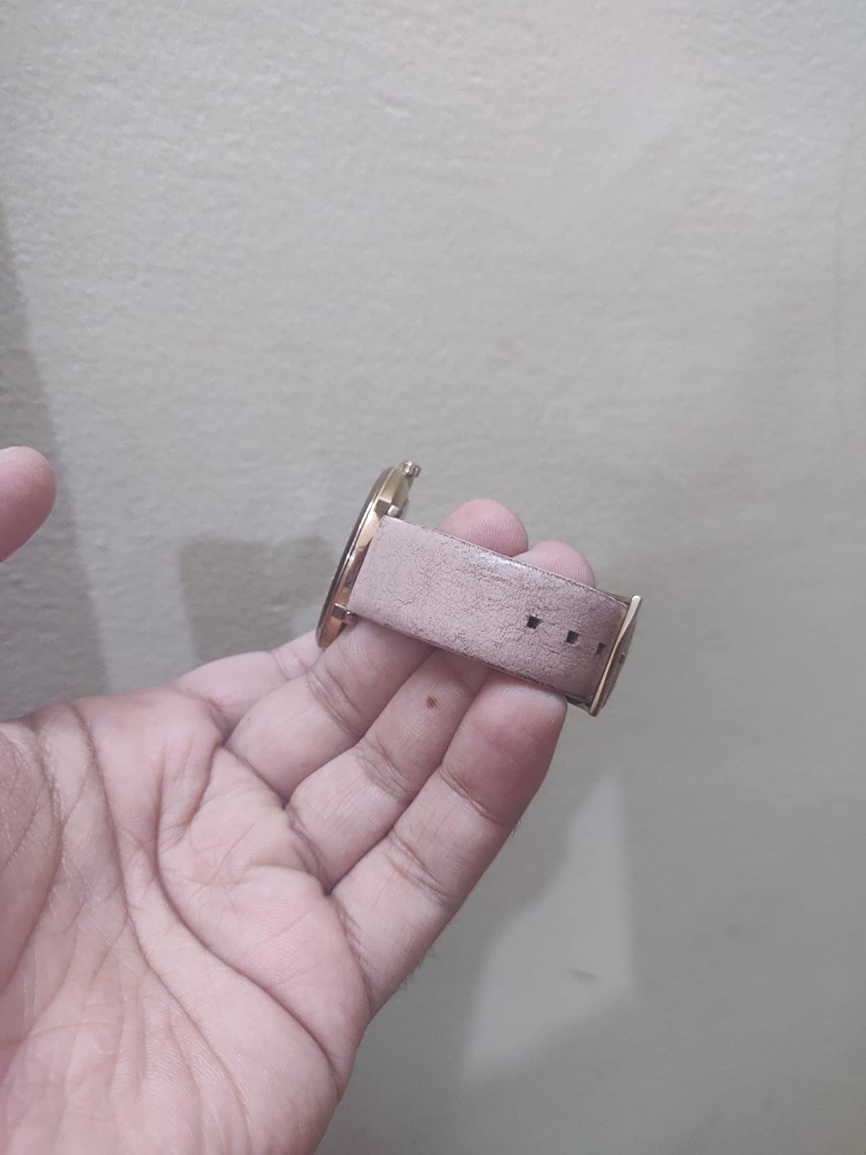 Buy Michael Kors Womens Leather Analog Rose Gold Dial Watch-Mk2987 ...