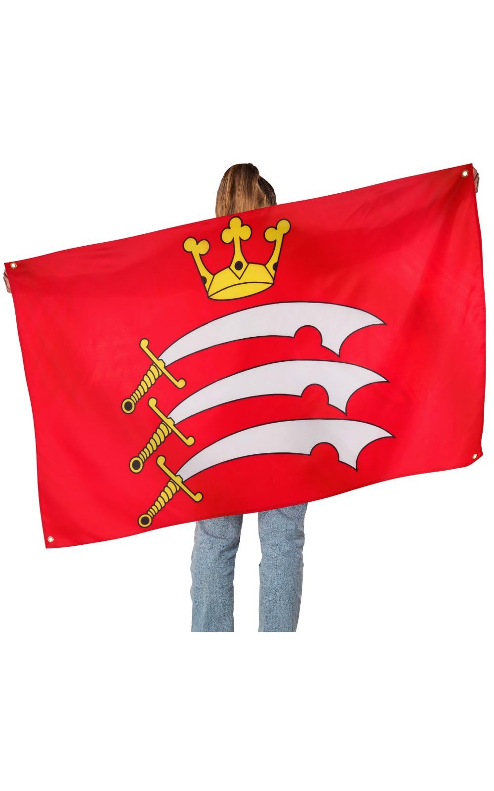 Runesol Middlesex Flag, 91x152cm, 3ft x 5ft, 4 Grommets, Eyelet In ...