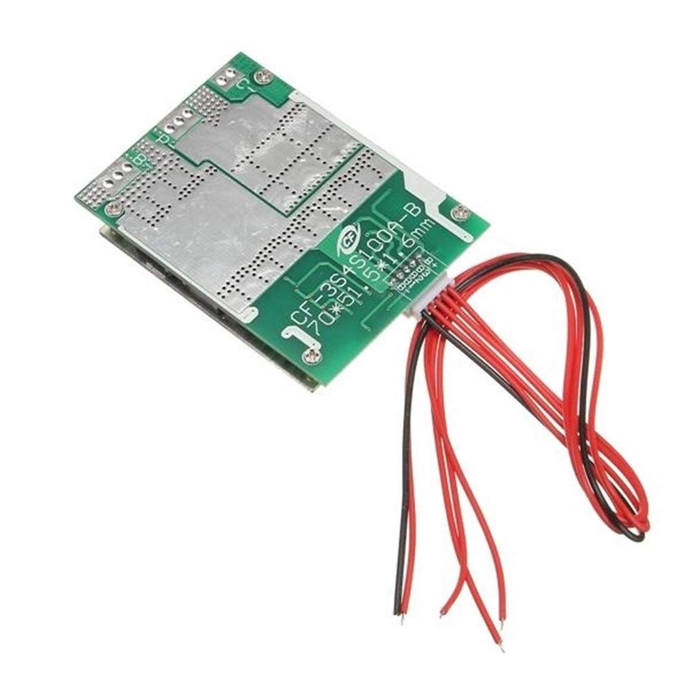 Buy Nuofake 4S 100A 12V LiFePo4 18650 Battery Cell BMS Protection Board ...